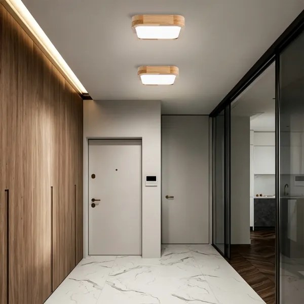 BRILAGI - LED Stropní sv. WOODLINE SQUARE LED/32W/230V 3000/4000/6000K dub 30x30
