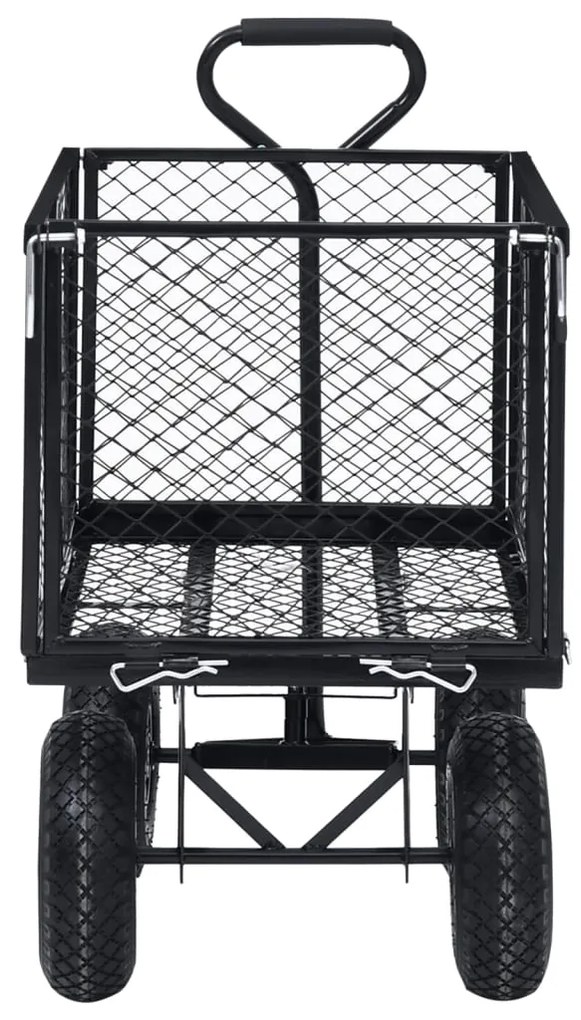 Zahradní ruční vozík černý 350 kg - Default Title