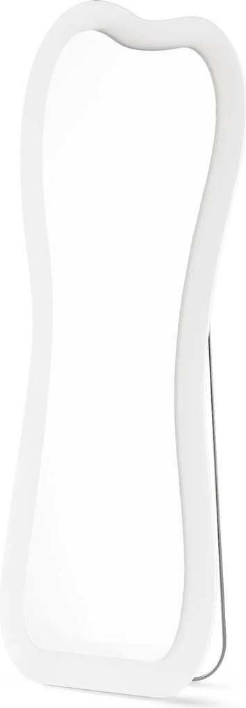 Stojací zrcadlo s LED osvětlením Cella 63x160 cm bílé