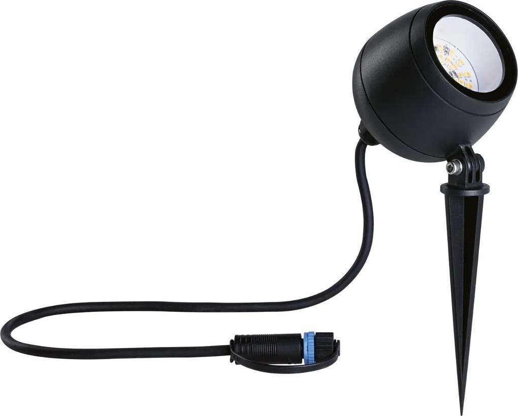 P 94768 Plug & Shine LED bodové zahradní světlo Smart Home Zigbee Kikolo neláká hmyz IP65 CCT 6,2W antracit - PAULMANN
