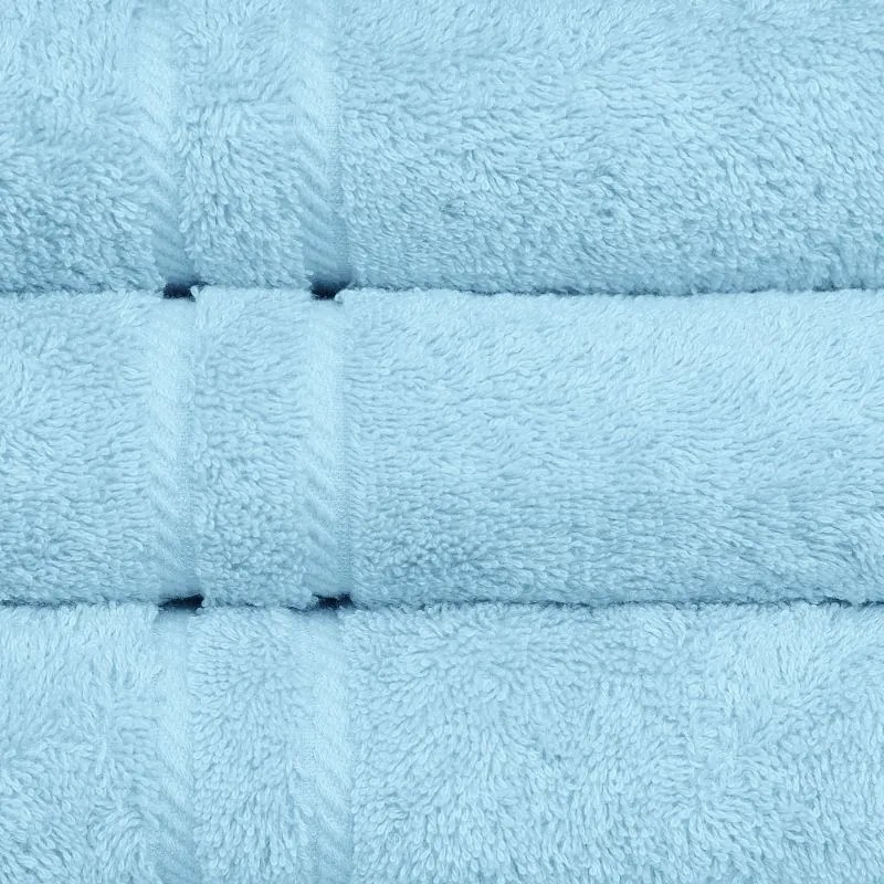 SCANquilt bavlněný ručník COTTONA světle modrá osuška 70 x 140 cm