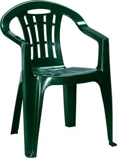 CURVER MALLORCA zahradní židle, 56 x 58 x 79 cm, tmavě zelená 17180335