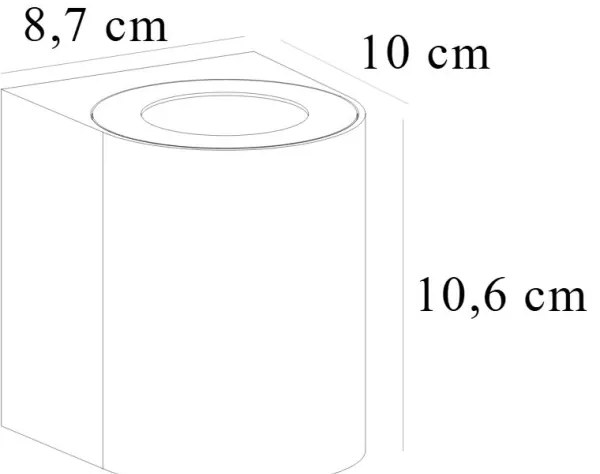 Nordlux - LED Venkovní nástěnné svítidlo CANTO 2xLED/5,5W/230V IP44 šedá