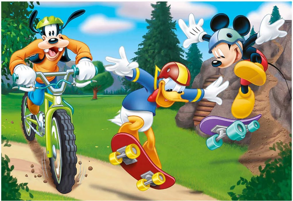 DINO Puzzle Mickey Mouse sportuje 26x18cm skládačka 2x77 dílků dn386129
