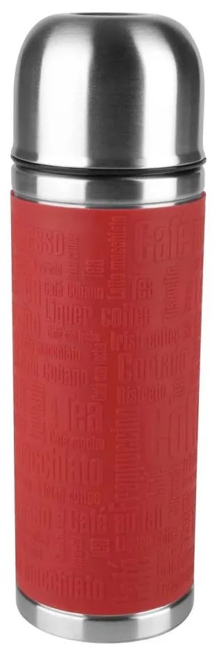 Tefal - Termoska s hrníčkem 1 l SENATOR nerez/červená K3068414