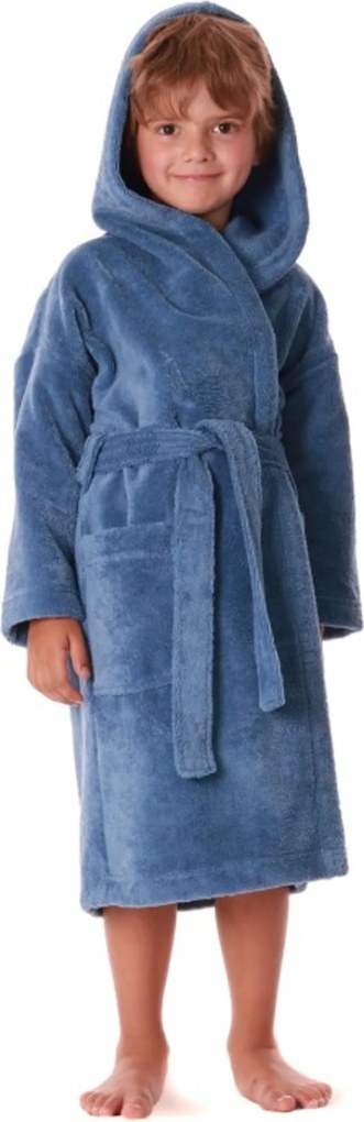 Dětský Župan Tampa s kapucí denim - 116