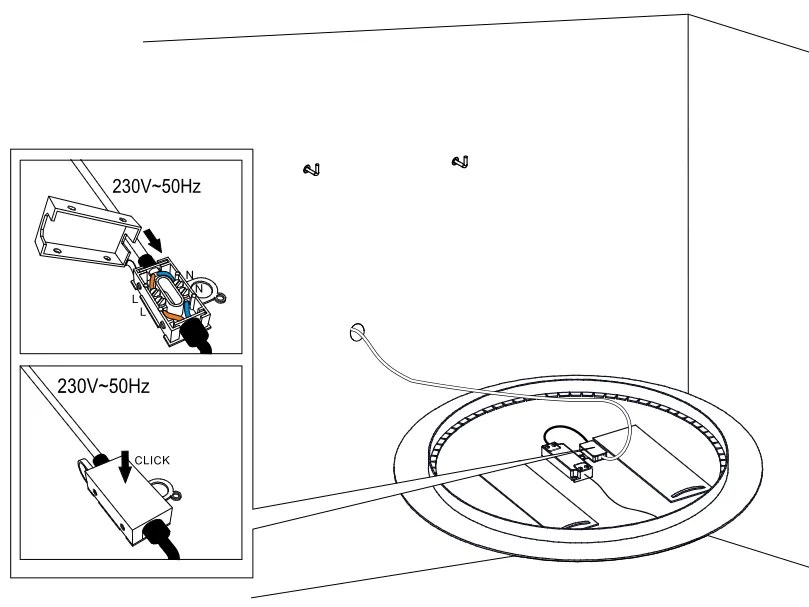 Koupelnové zrcadlo LED HESTIA 80