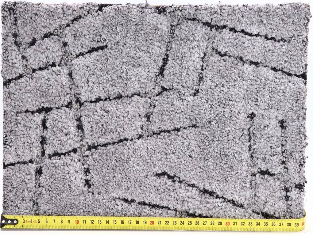 Koberec metráž Nicosia 93, na mieru, šíře 3m,4m, šedá, filc, obývacia izba, ITC