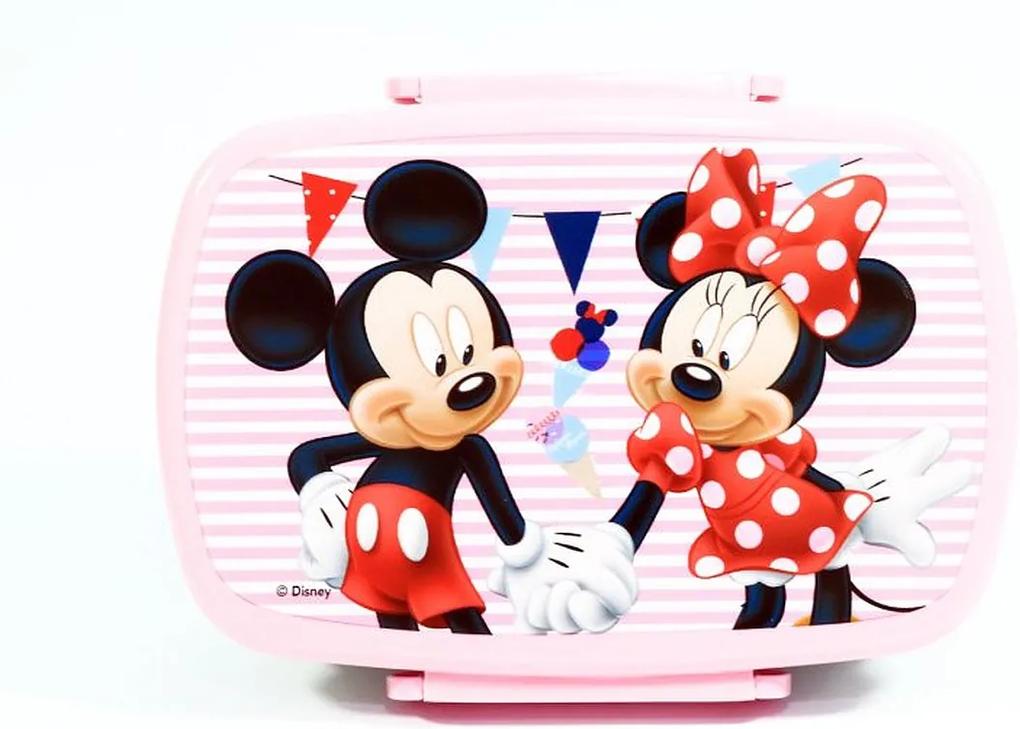 Beniamin Box na svačinu Mickey a Minnie 18x13x6 cm