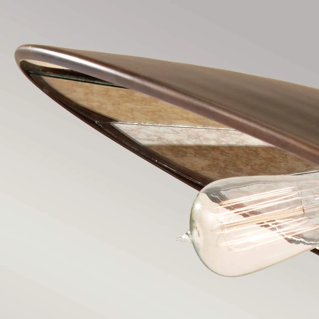 Retro lustr Elstead Urban Renewal 3xE27 Bronz