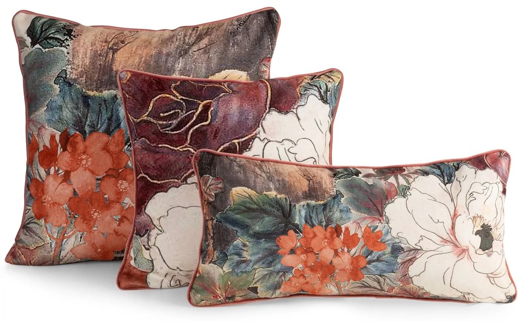 DEKORAČNÍ POLŠTÁŘ PREMIUM CHLOE 62X16 CM VZOROVANÁ