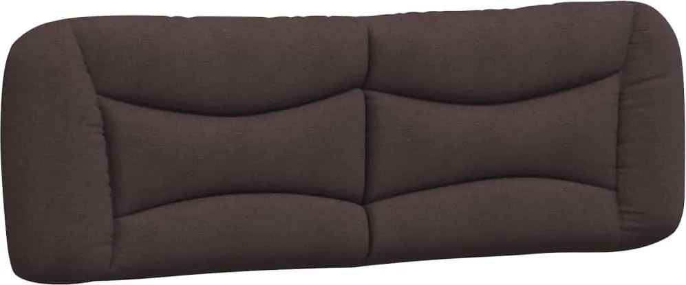 Postel s matrací Hvar tmavě hnědá 160 x 200 cm textil 3208544