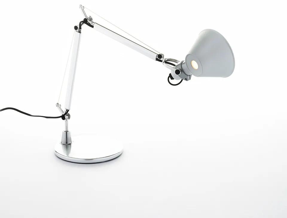 ARTEMIDE - Stolní lampa Tolomeo Micro Tavolo LED 3000K - stříbrná