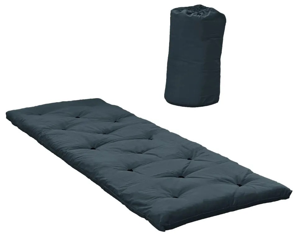 Modrá futonová matrace 70x190 cm Bed In A Bag Petroleum – Karup Design