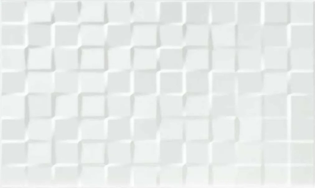 EBS Blanco - Dekor 33,3x55 cm, matný bílý BLA3355BYB
