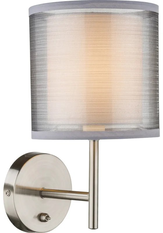 Globo 15190W THEO - Moderní nástěnná lampička s vypínačem 1 x E14