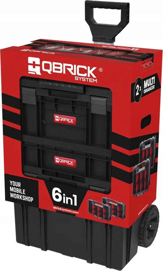 Qbrick System Two 6v1 přídavné nádoby na nářadí