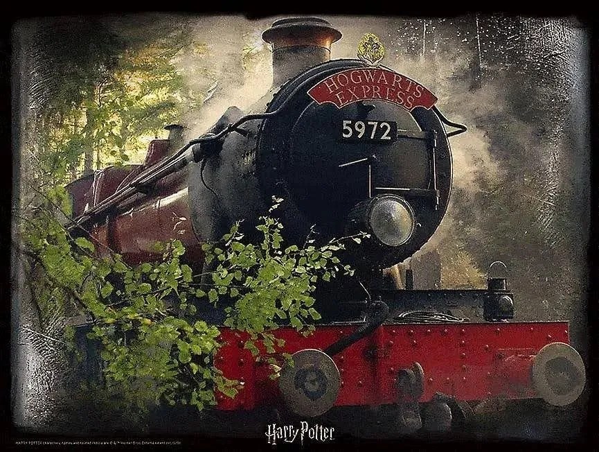 Prime 3d puzzle harry potter: bradavický expres 3d 500 dílků
