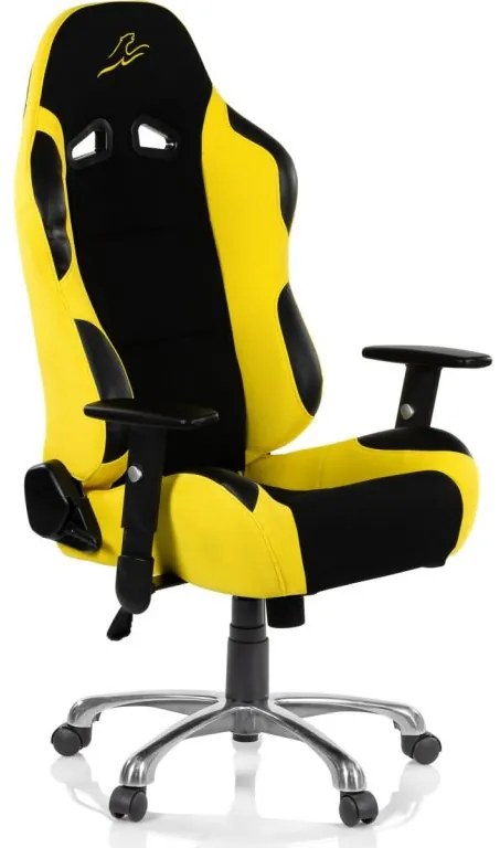 Kancelářská židle RACEMASTER RS Series - černá/žlutá