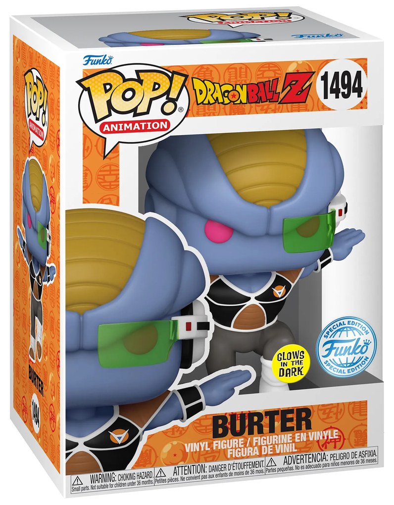 Funko pop animation: dbz s10- burter(gw)
