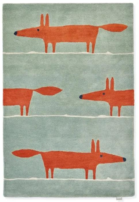 Vlněný kusový koberec Scion Mr. Fox Mint Poppy 25313 Brink & Campman 90 x 150