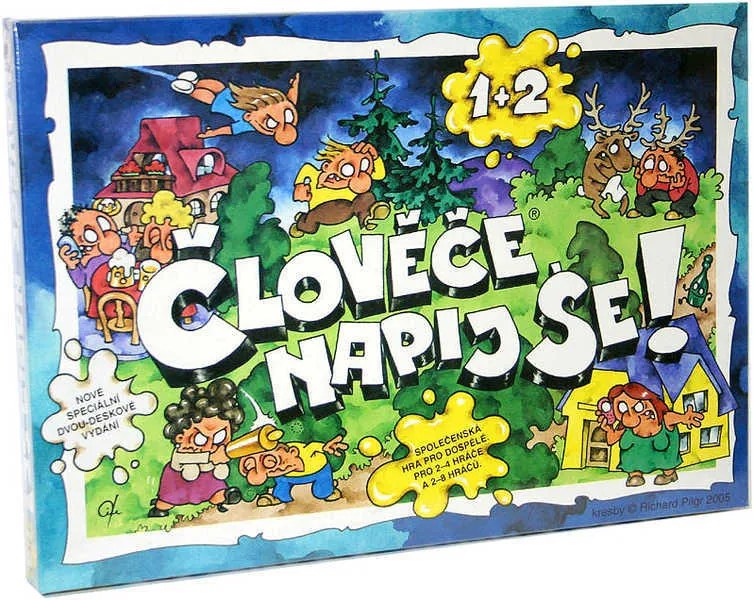 _Ostatní 1_ PILGR Hra Člověče,NAPIJ SE I+II new *SPOLEČENSKÉ HRY* 900101