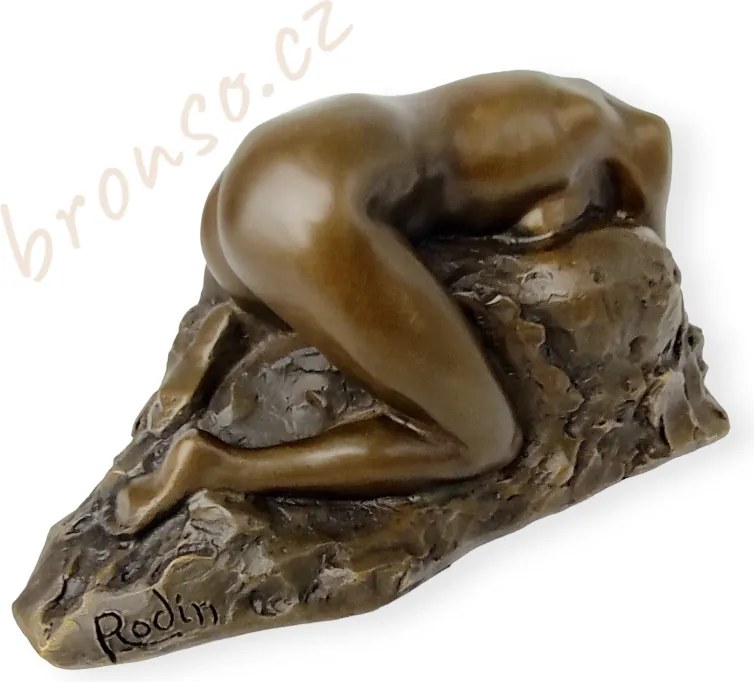 Danaid – La Danaide – A. Rodin, bronzová socha, klasické umělecké dílo