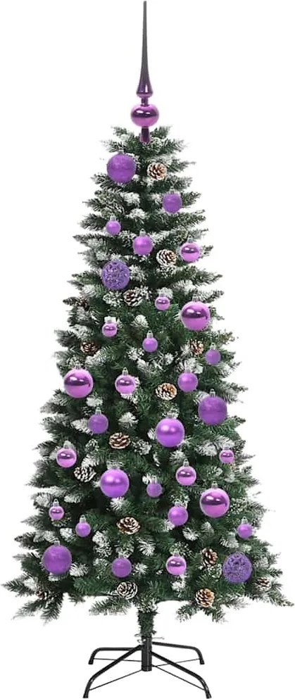 Umělý vánoční stromeček Zelená 120 cm PVC, plast a ocel 3395802