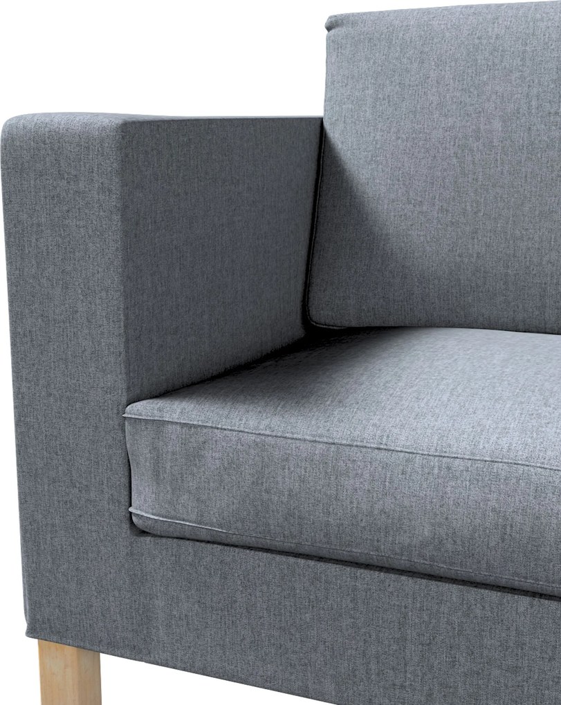 Potah na pohovku IKEA Karlanda rozkládací, krátký barva šedá látka pletený vzor