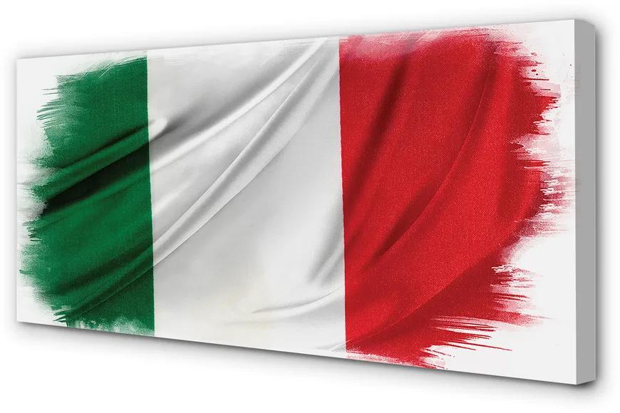 Obrazy na plátně flag itálie 125x50 cm