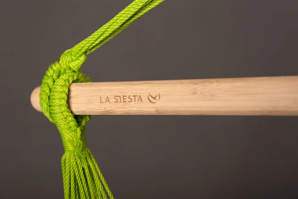 Závěsné houpací křeslo La Siesta Domingo Comfort - lime