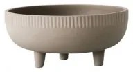 Květník na nožkách Bowl Terracotta Grey M Kristina Dam Studio