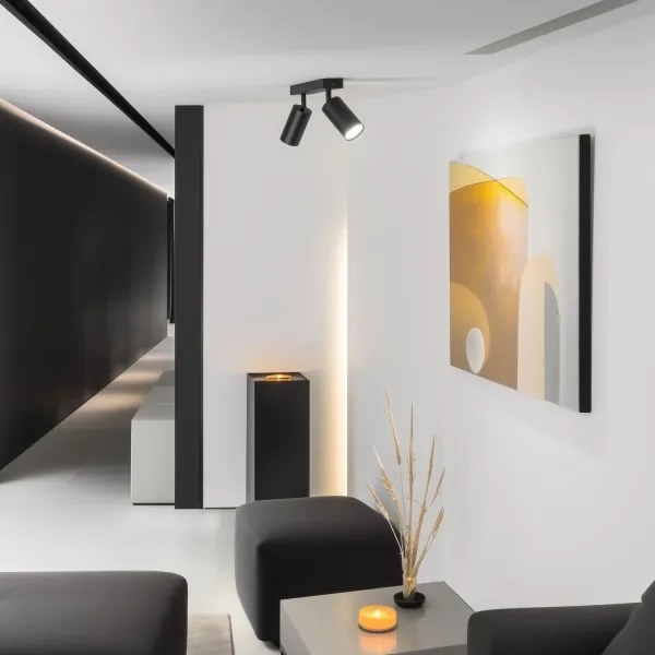 Brilagi - LED RGBW Stmívatelné bodové svítidlo SELE 2xGU10/4,8W/230V černá