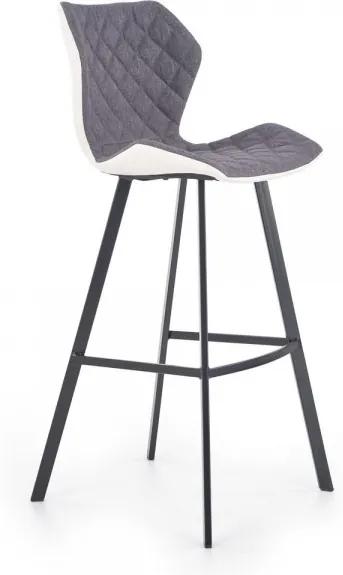 Barová židle Malia / šedá