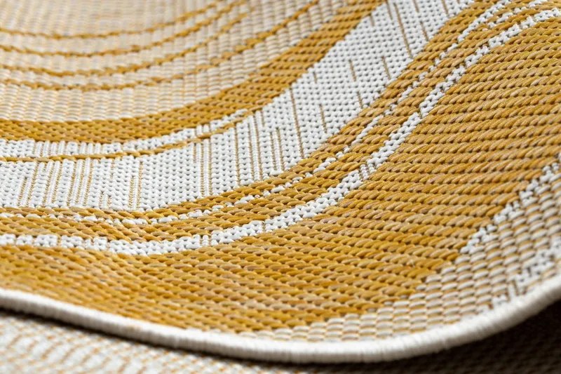 Dywany Łuszczów, Kusový koberec Sion Sisal Marble 22169 ecru/yellow – na ven i na doma, 160x220, žlutá, chodba / předsíň