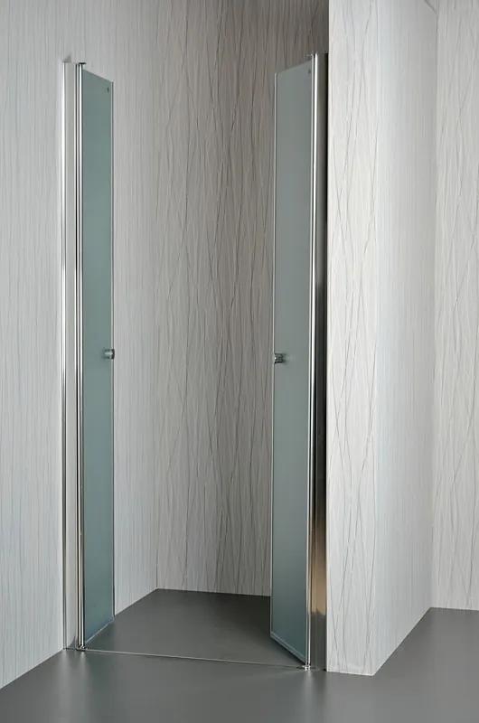 ARTTEC Dvoukřídlé sprchové dveře do niky SALOON 90 - 95 cm grape sklo
