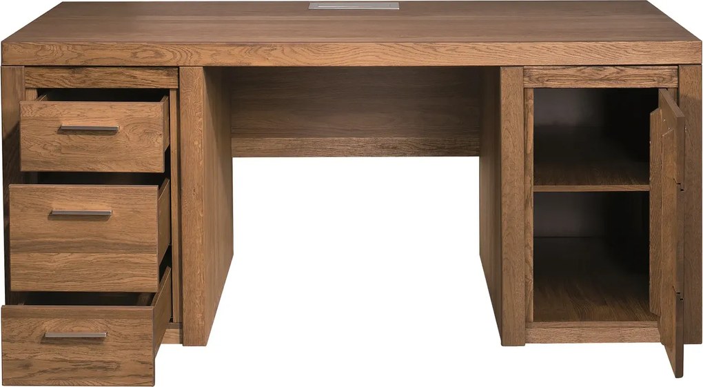 Psací stůl s nabíjecí stanicí Velvet II 37 177 cm z masivu dub Rustikal