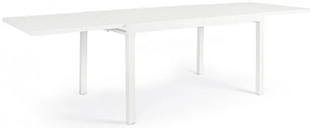 BIZZOTTO Rozkládací zahradní stůl PELAGIUS 135x90 cm bílý