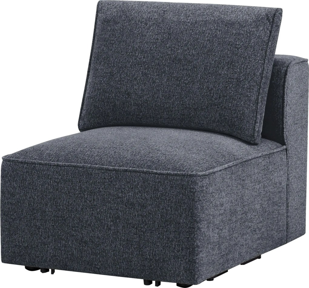 XXXLutz DÍL POHOVKY, textil, tmavě šedá Livetastic - Pohovky - 002781009707