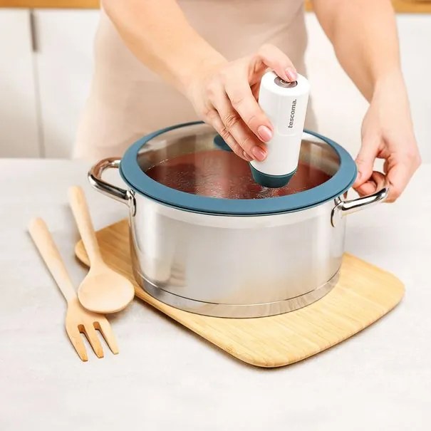 TESCOMA Vakuová skleněná poklice 4FOOD ø 24 cm