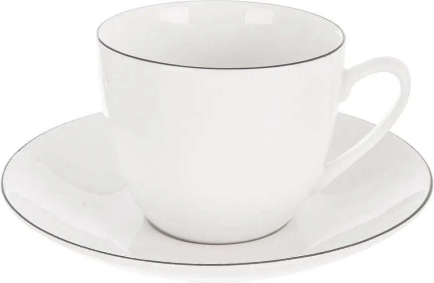 Bílý porcelánový šálek na cappuccino 210 ml Decora – Orion