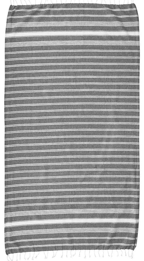 SURFSIDE Osuška 90 x 170 cm - antracitová