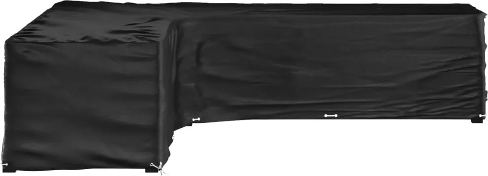 Plachta na zahradní nábytek tvar L 20 oček 300 x 300 x 70 cm 319321