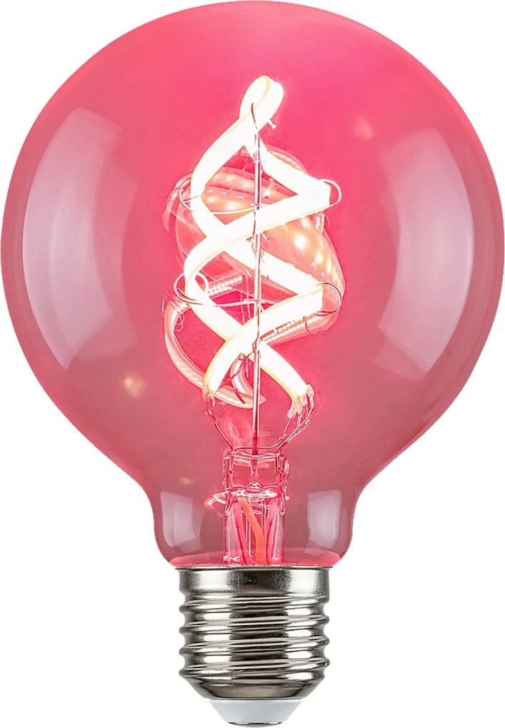 Rabalux LED Spiral Filament žárovka G95 RGB 4W/E27/300Lm/2700K/Dim