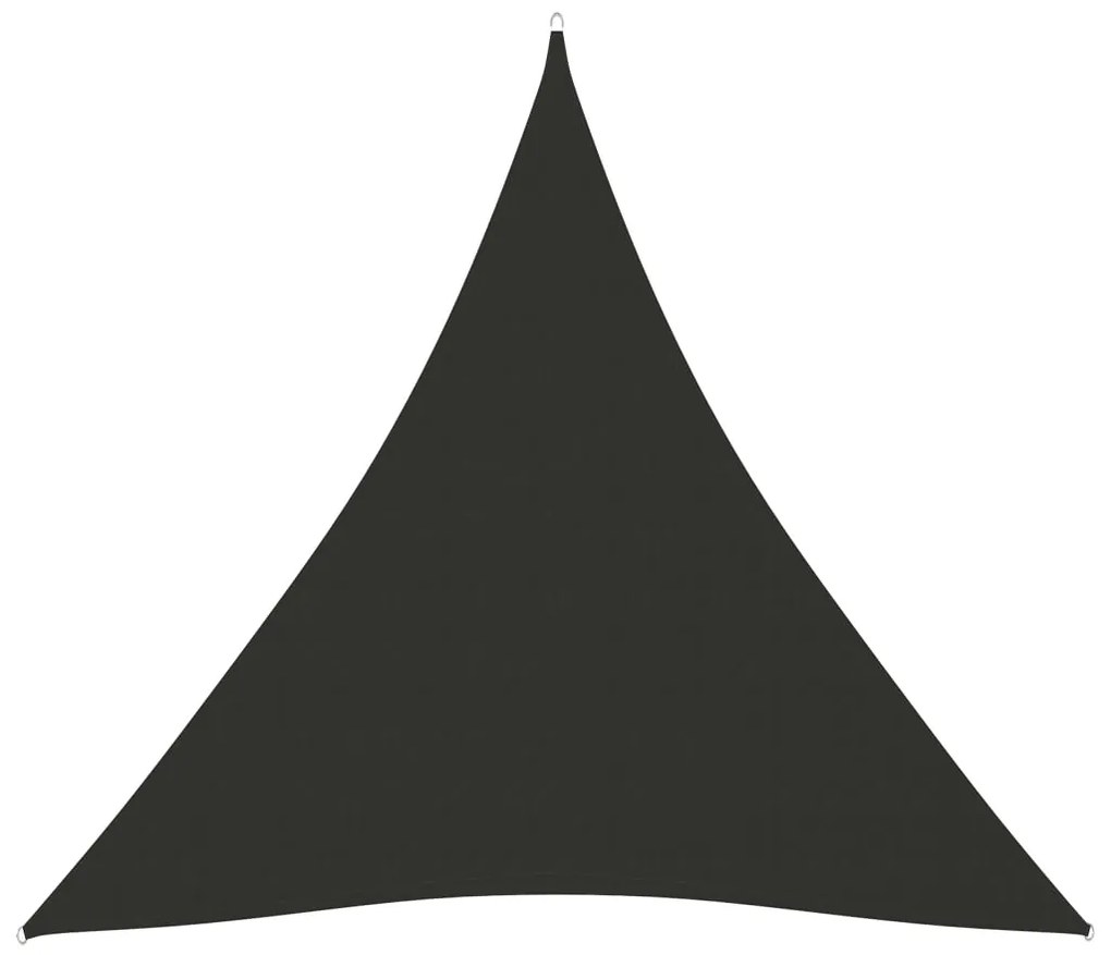 135115 vidaXL Stínící plachta oxfordská látka trojúhelník 3x3x3 m antracitová