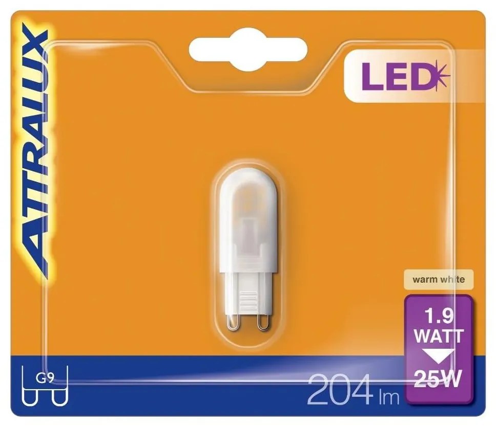 Attralux | LED Žárovka G9/1,9W/230V 2700K - Attralux | P5414