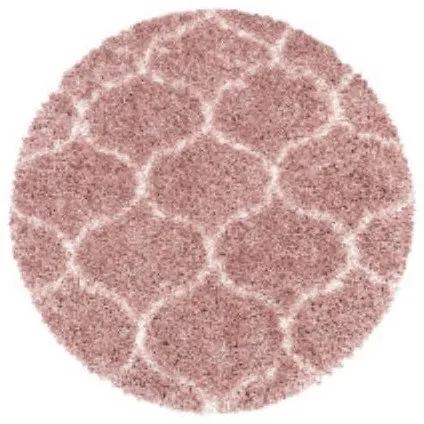 Kusový koberec Salsa kruh 3201 rose - 200 x 200 cm