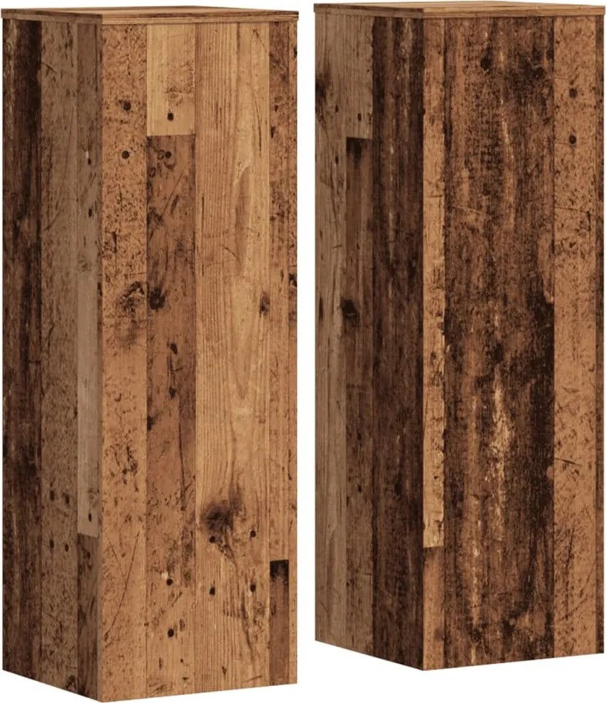 vidaXL Stojany na rostliny 2 ks 33x33x100 cm kompozitní dřevo [3307882] Barva: dub sonoma
