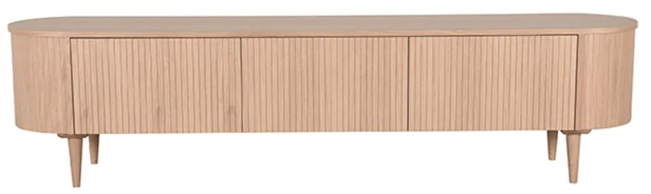 LABEL 51 dřevěný TV stolek OLIVA 55x220 cm světlý ME-70.059