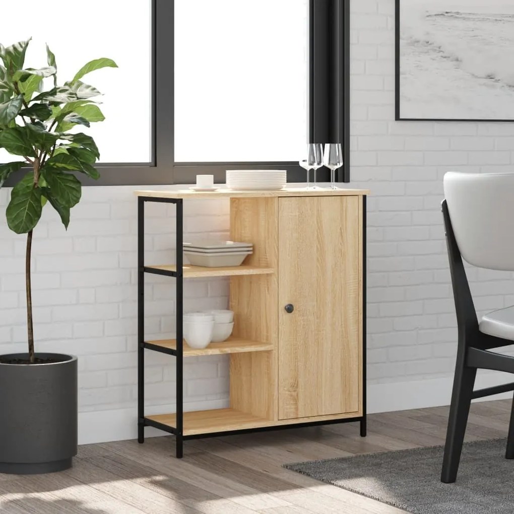 vidaXL Příborník 70 x 30 x 80 cm konstruované dřevo [869090] Barva: Staré dřevo